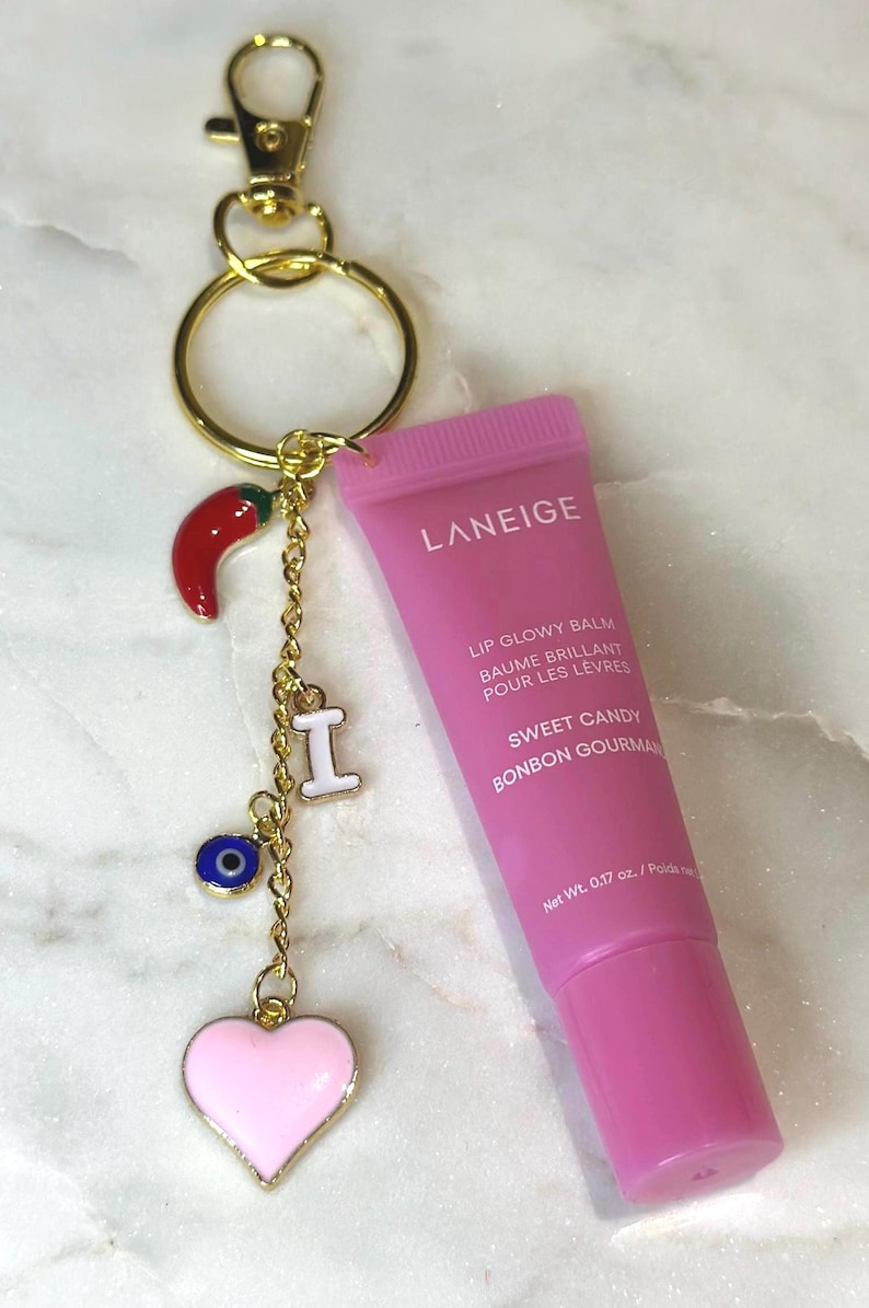 DIY Lip Balm Keychain | Choose 4 Charms | Summer Fridays or Laneige - Etsy