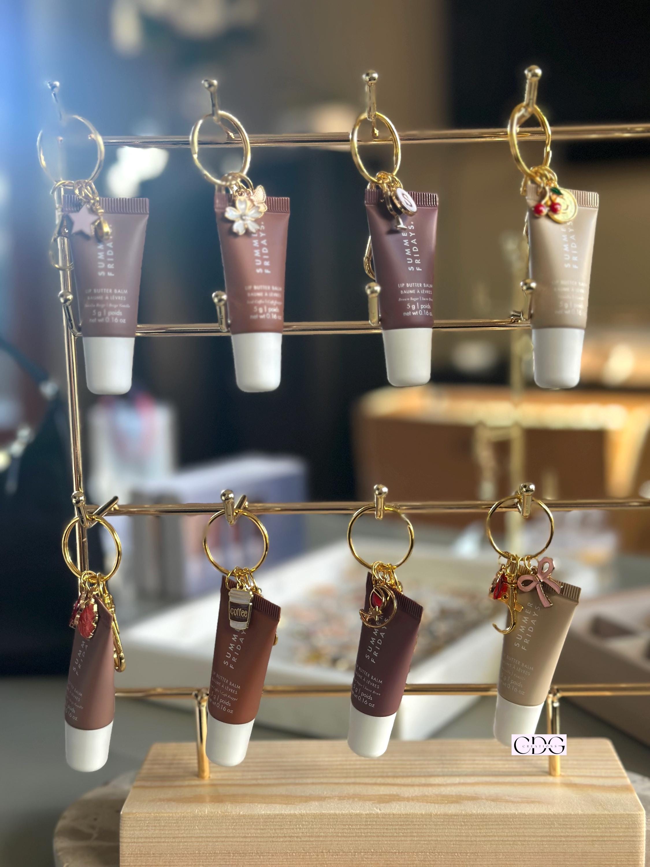 Summer Fridays Lip Butter Balm (VANILLA BEIGE) Mini Lip Balm Keychain ...