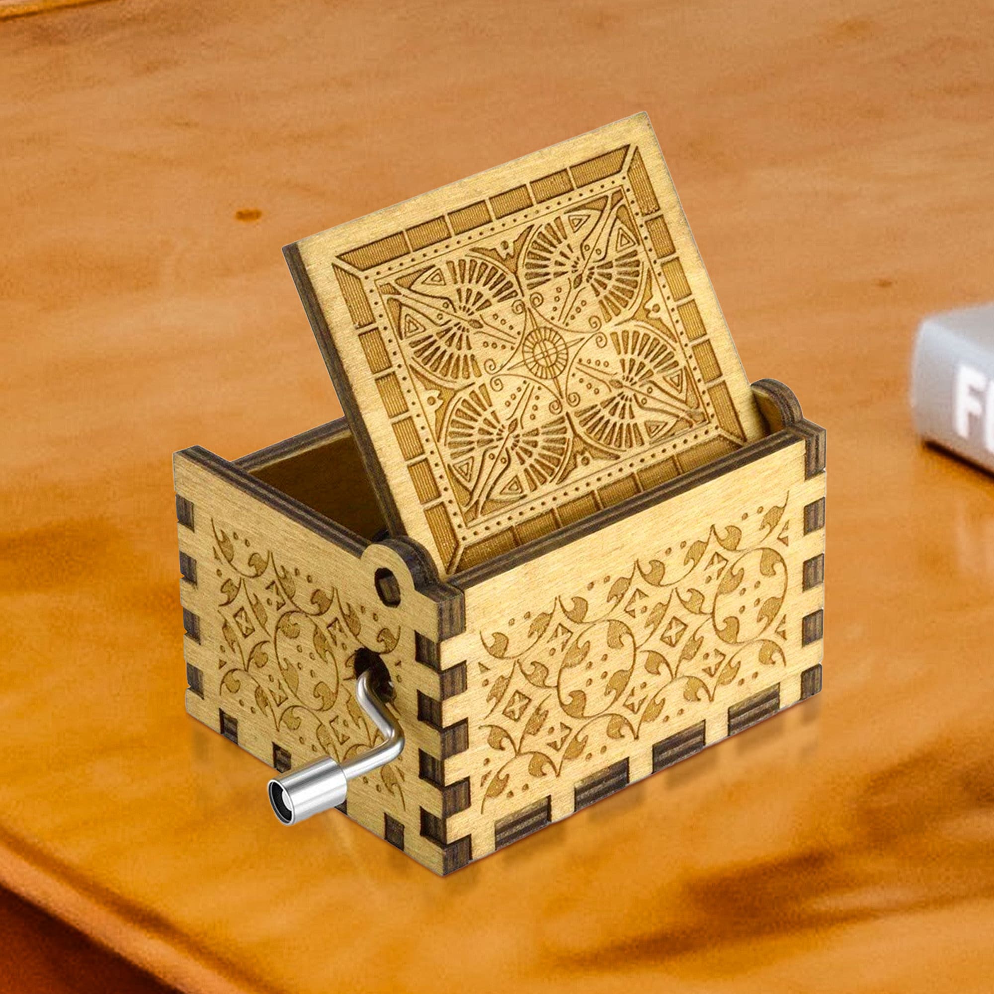 Engraved to My Daughter Music Box, Custom Handmade Wooden Music Box ...