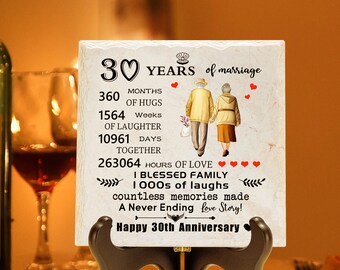 30 Years Plaque - Etsy