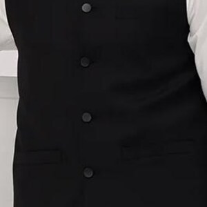 Black Handmade Pakistani Men's Waistcoat – Imran Khan Style Vest ...