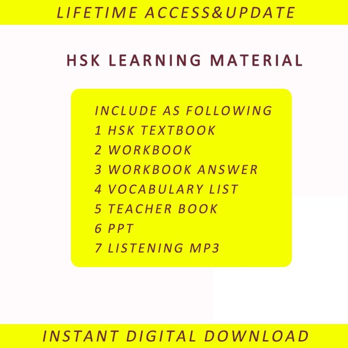 HSK 5 Standard Course | Textbook + Workbook + Answers + Vocabulary List ...