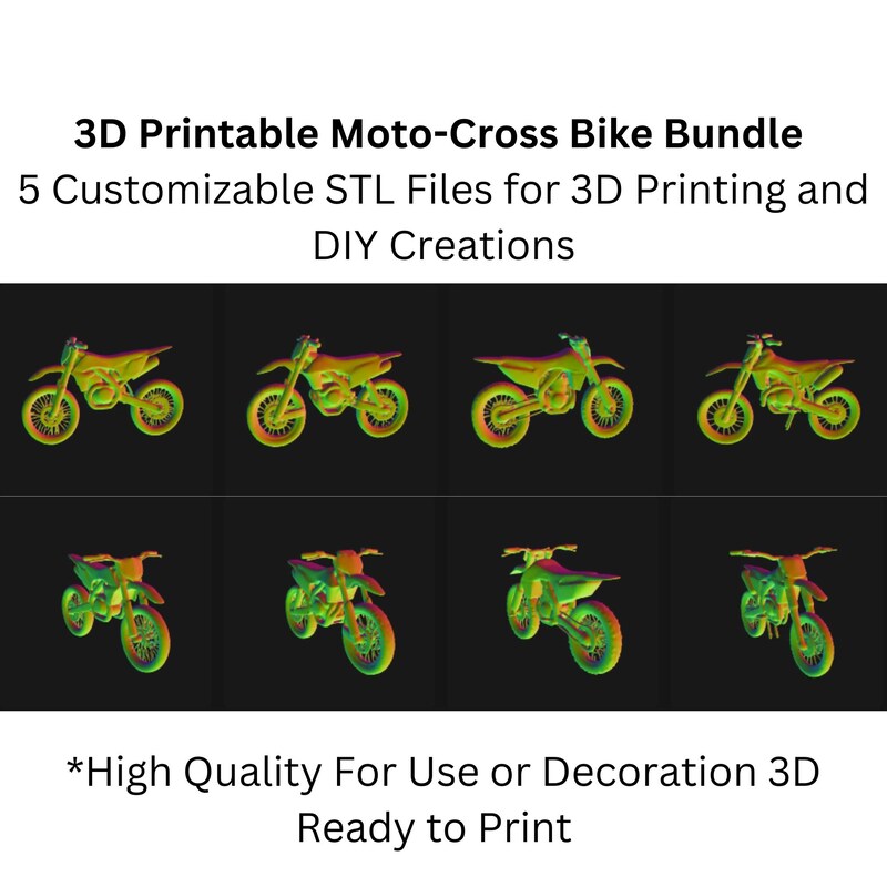 3d Print Motocross - Etsy