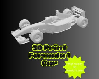 F1 Race Car STL 3D Printer File Formula 1 - Etsy UK