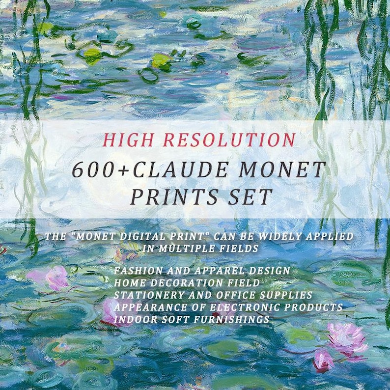 600+ Claude Monet Printable Art, High Resolution, Instant Download ...