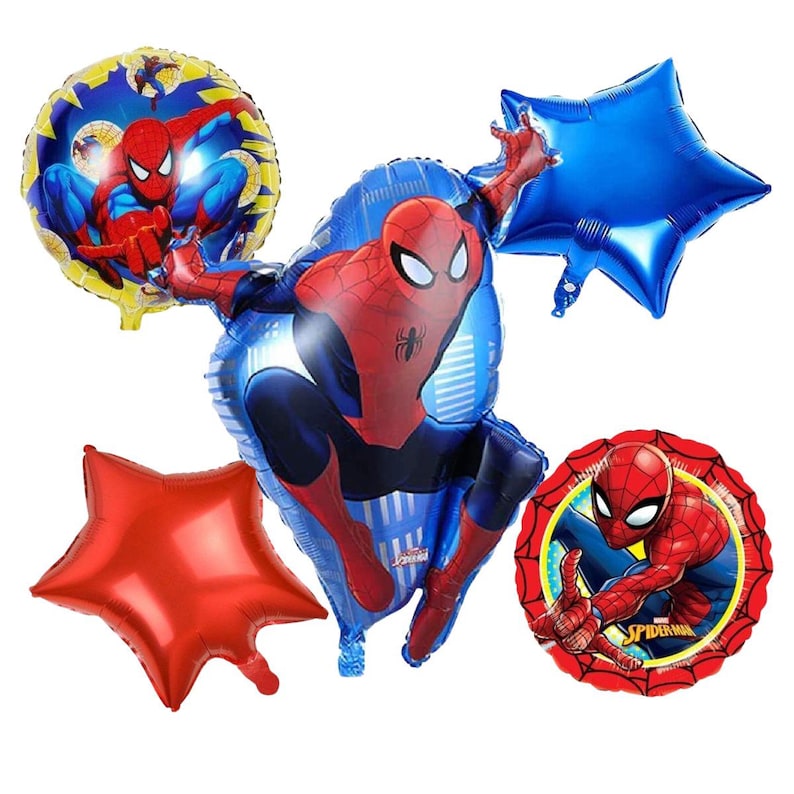 Spiderman Party Decorations - Spider Man Birthday Tablecloth Plates ...