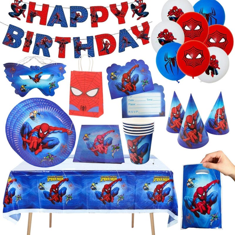 Paper Plates Spiderman - Etsy UK