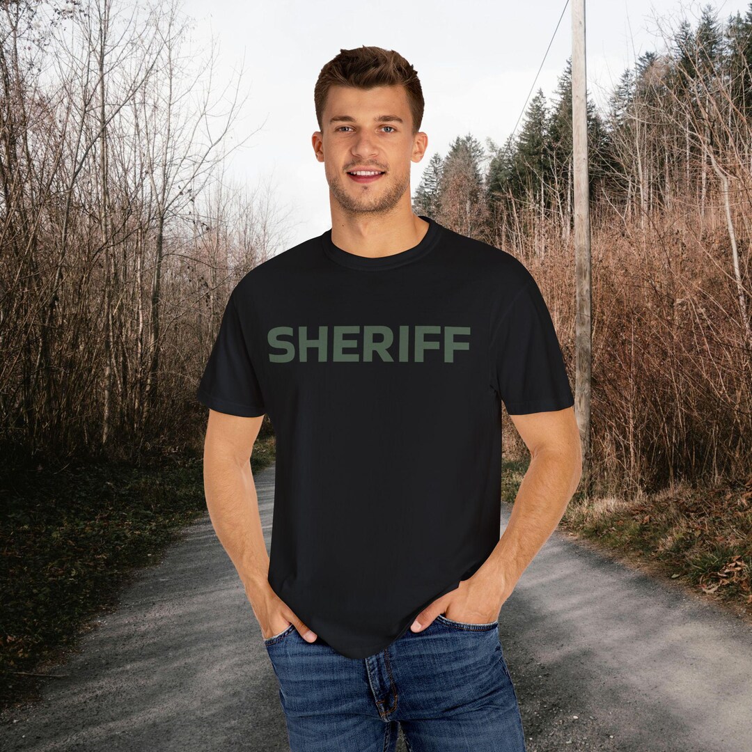 Sheriff Department Unisex T-shirt, Sheriff Gift for Law Enforcement ...