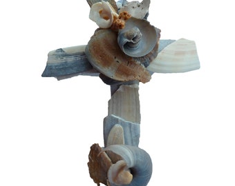 Seashell cross | Etsy