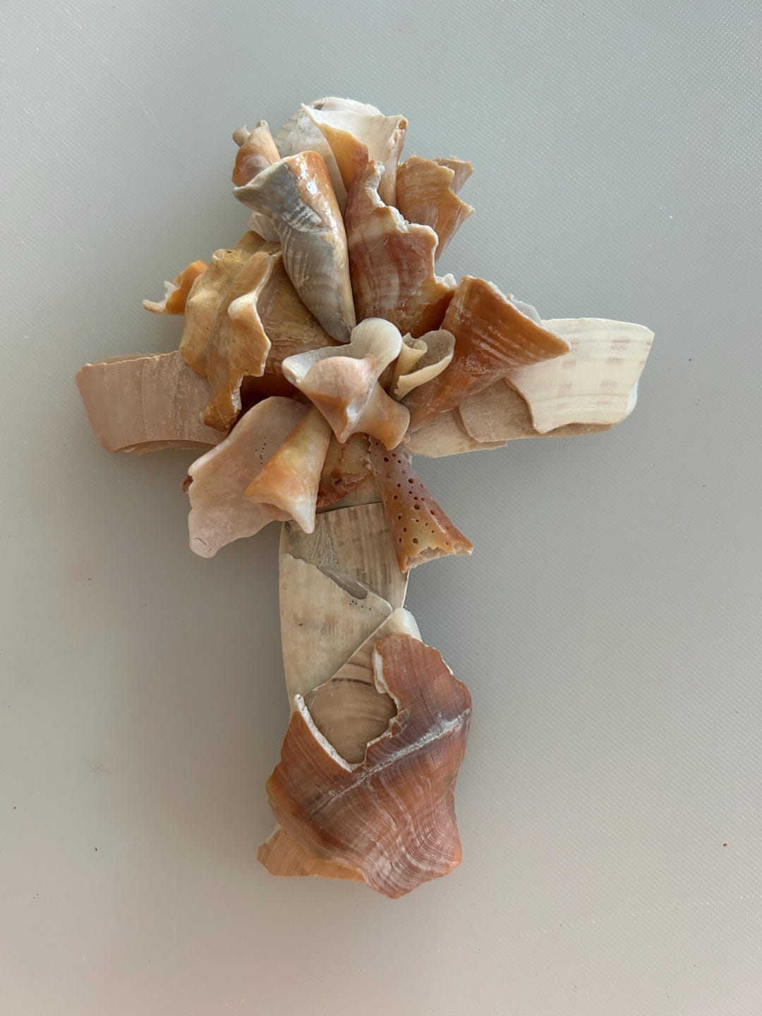 Christian Cross / Crosses / Seashell Cross / One of a Kind Cross ...
