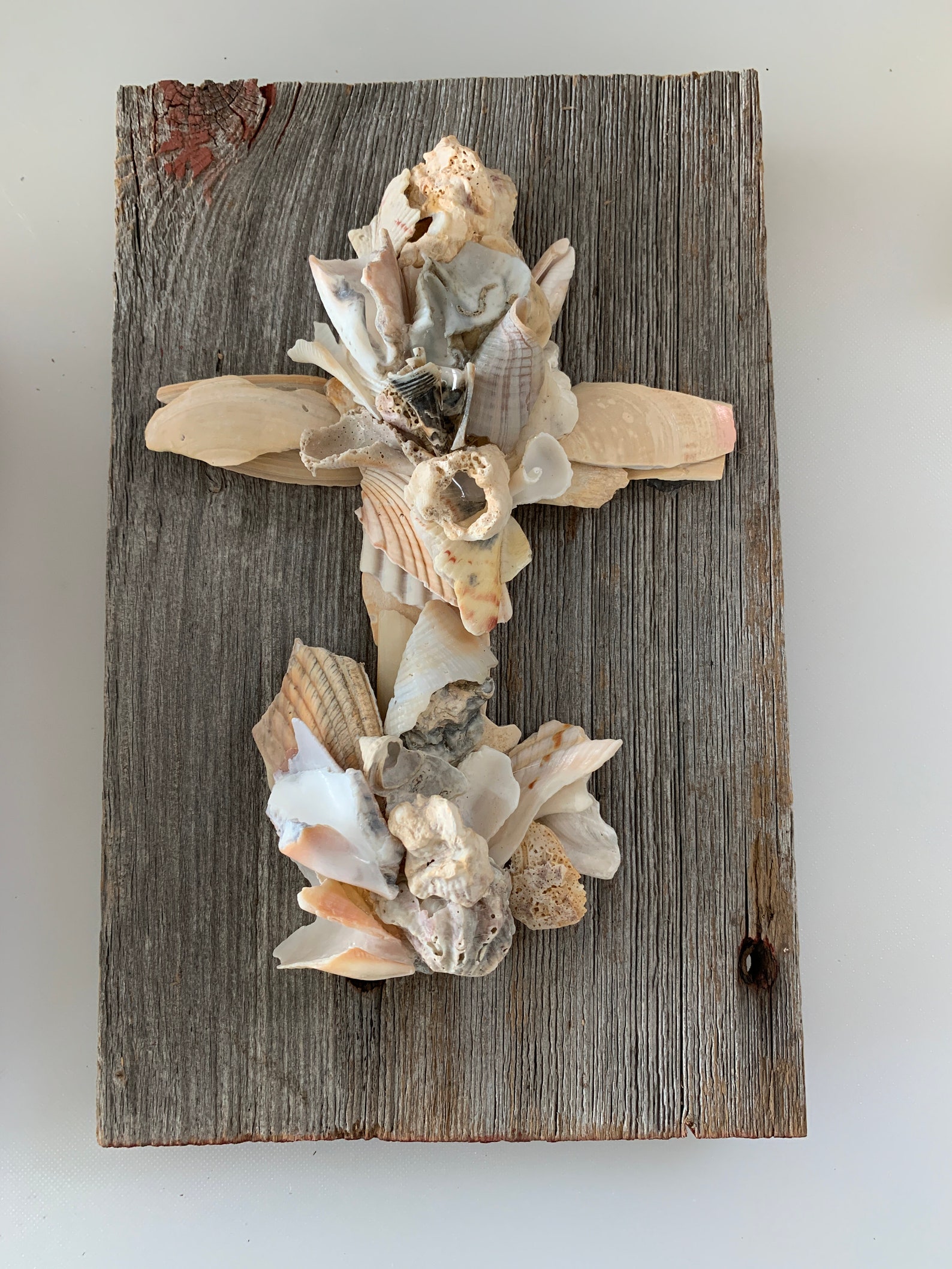 Christian Cross / Seashell Cross / One of a Kind Cross / Free - Etsy
