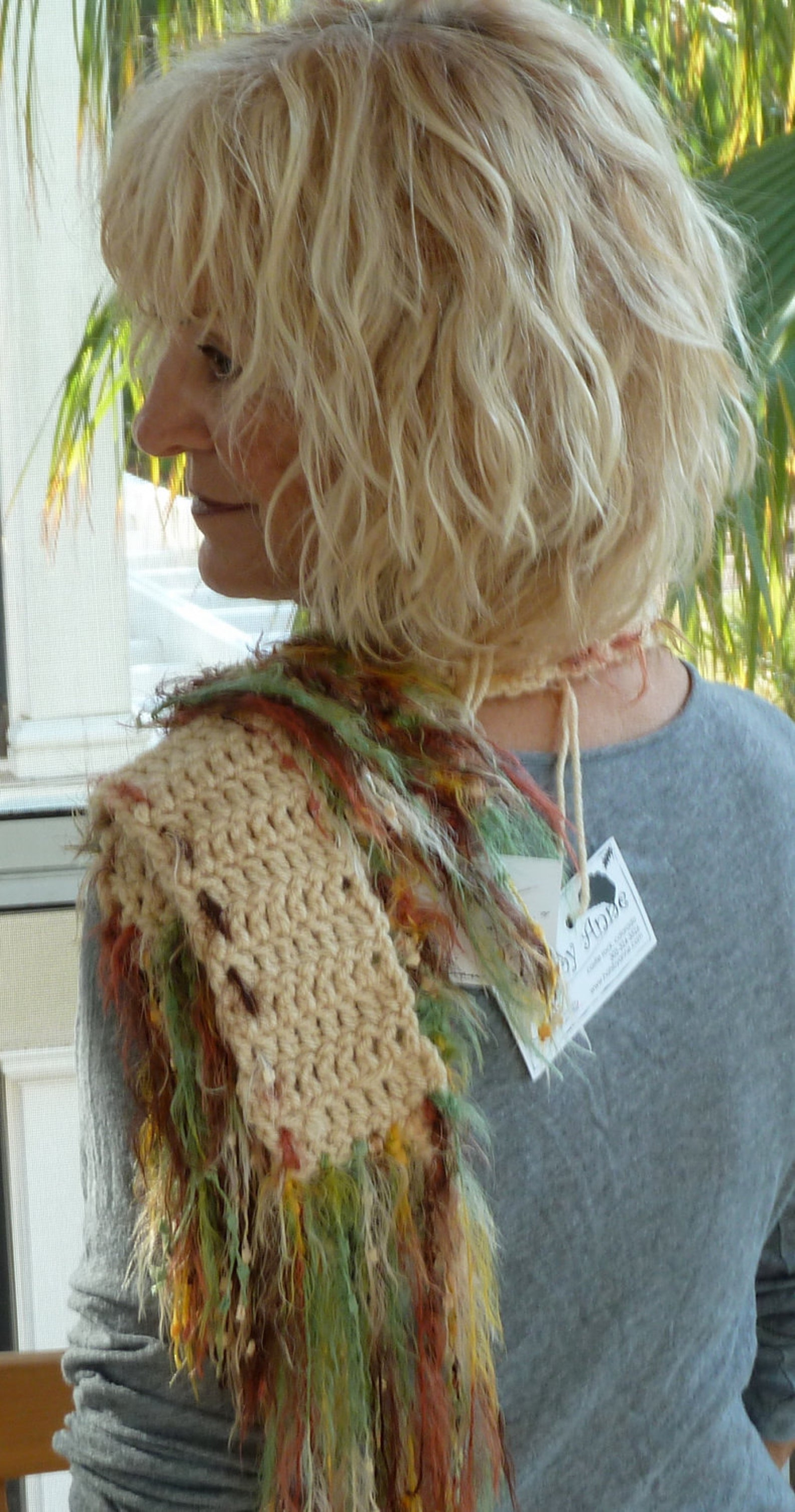 Beige Scarves / Matching Mother/daughter Scarves / Unique and One of a ...