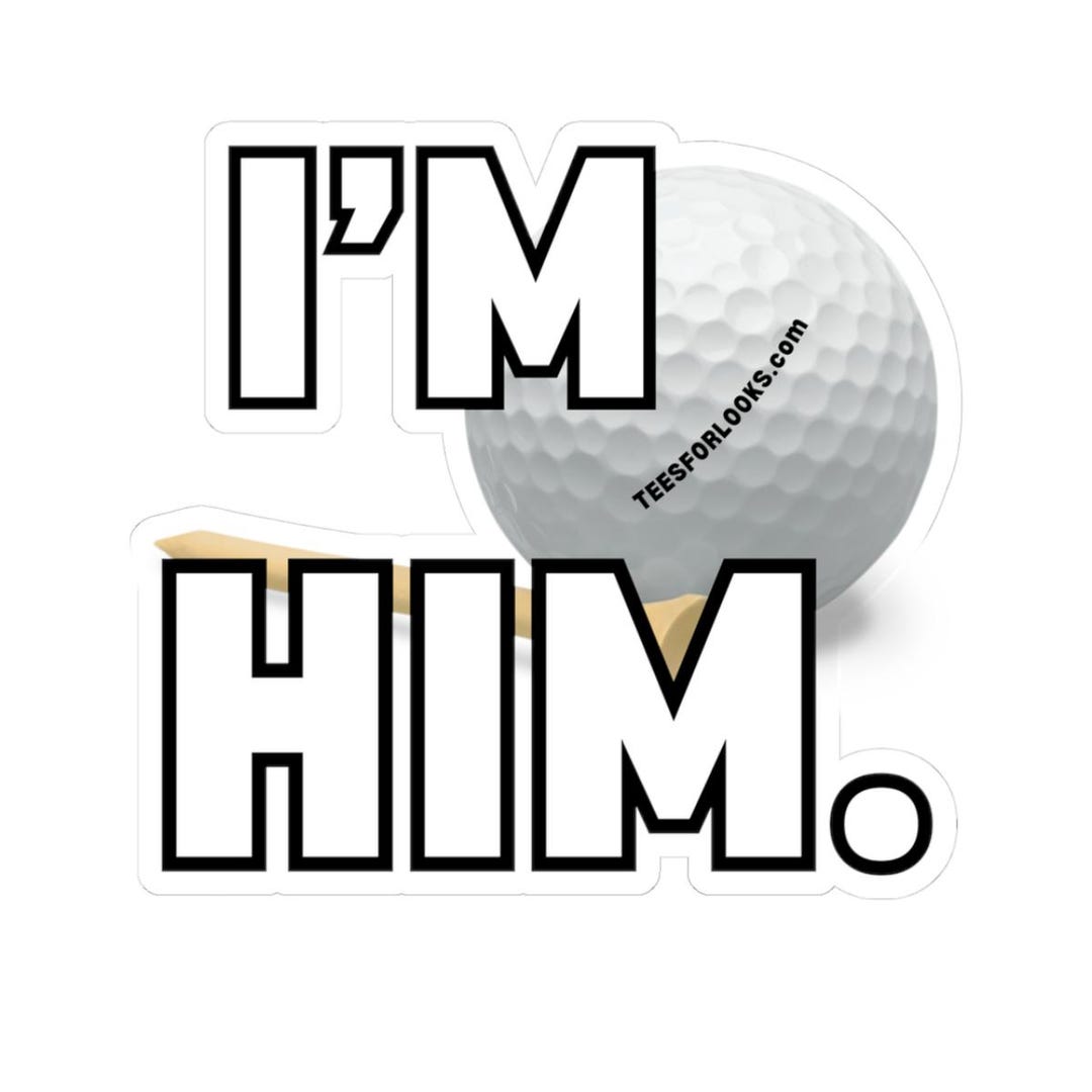 Golf Humor Kiss-cut Stickers, Fun for Sports Lovers, Laptop Decals ...