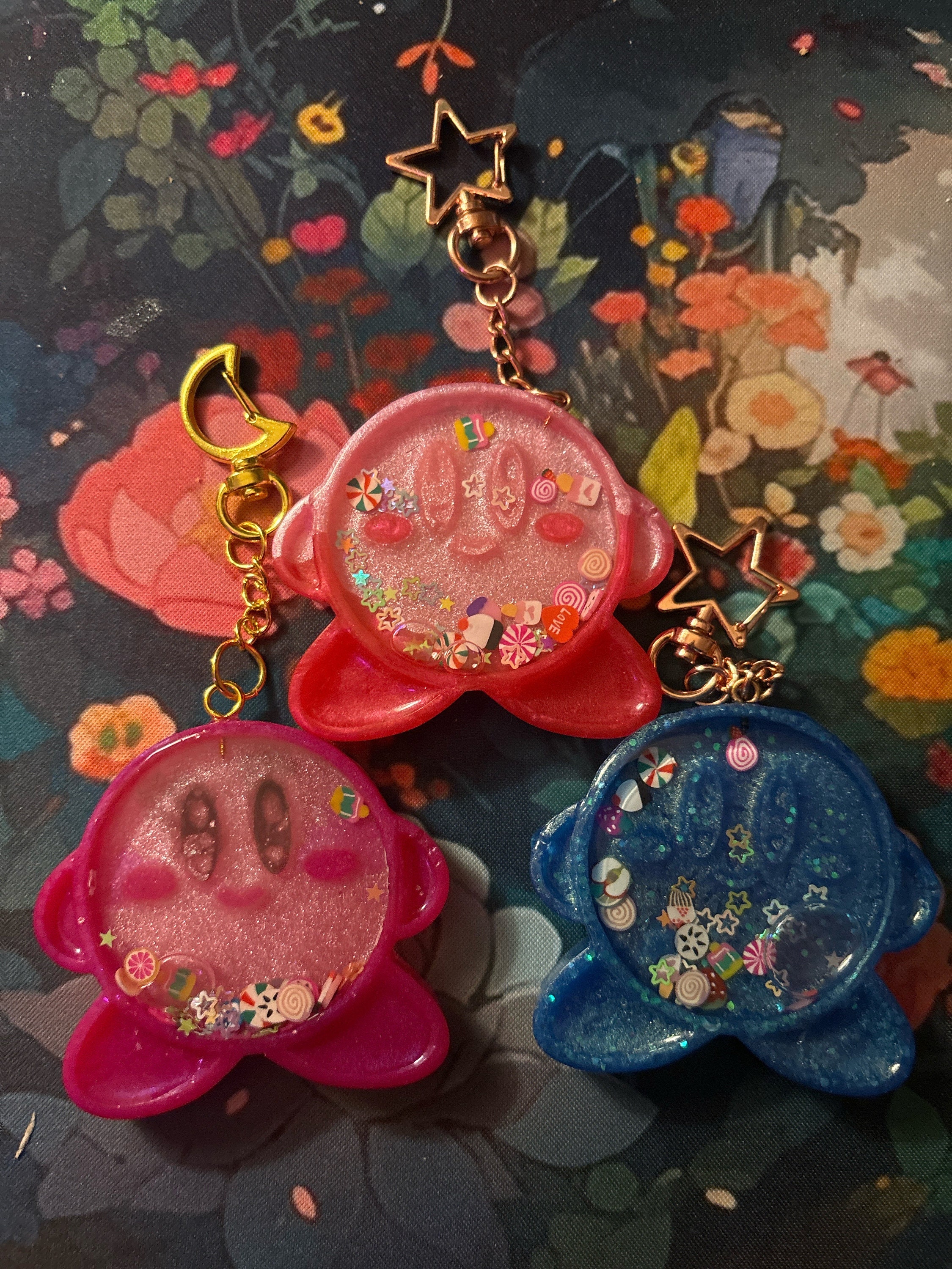 Kirby Resin Keychains - Etsy