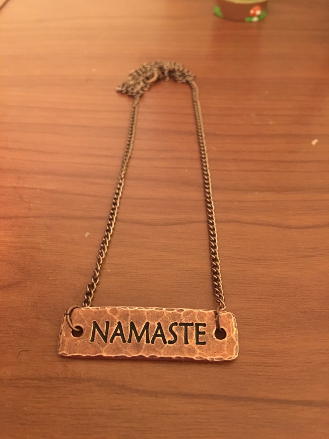Namaste Bar Necklace - Etsy
