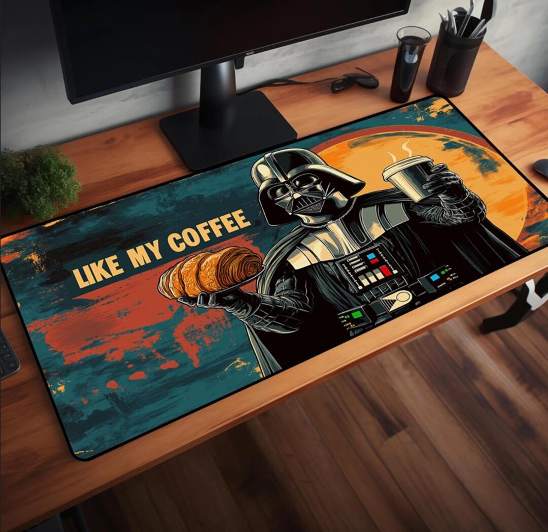 Starwars Darth Vader Gaming Desk Mat - Star Wars Coffee - Epic Space ...