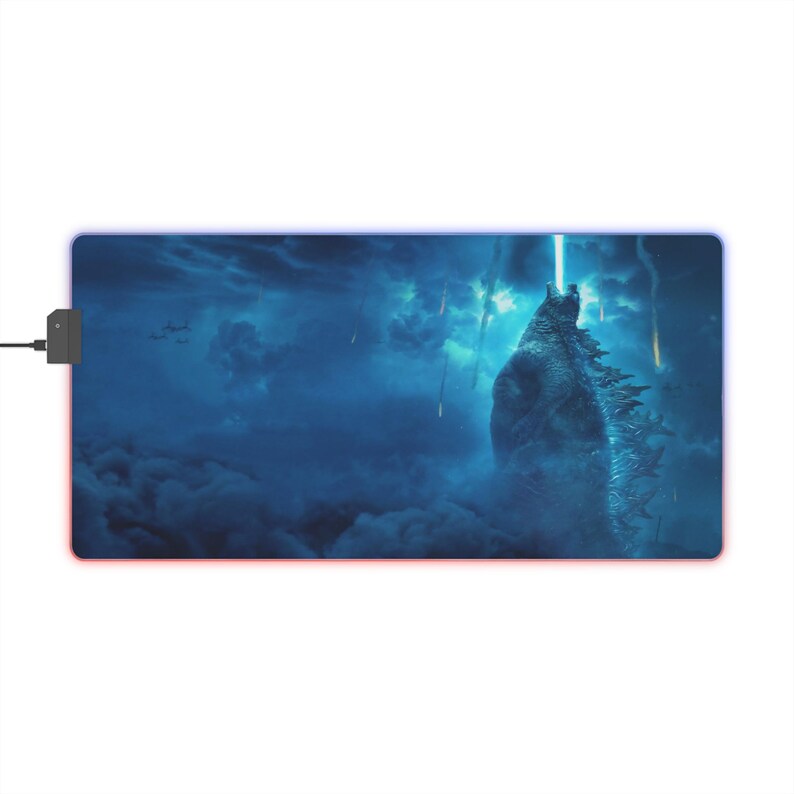 Godzilla Desk Mat - Godzilla RGB Mouse Pad - Sci-fi Extra Large Mouse ...