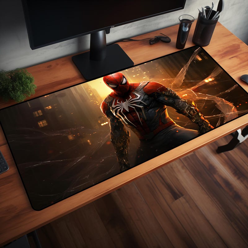 Mtg Playmat Spiderman - Etsy