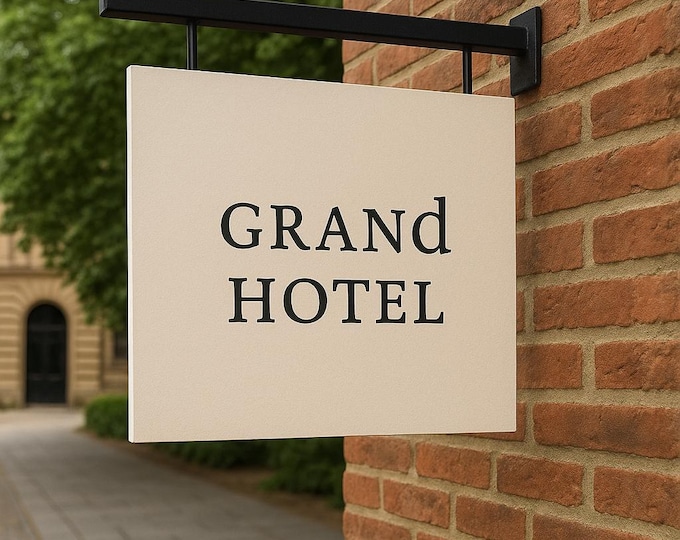 Custom Double-sided Blade Sign - Outdoor Hanging - Metal Business Sign ...
