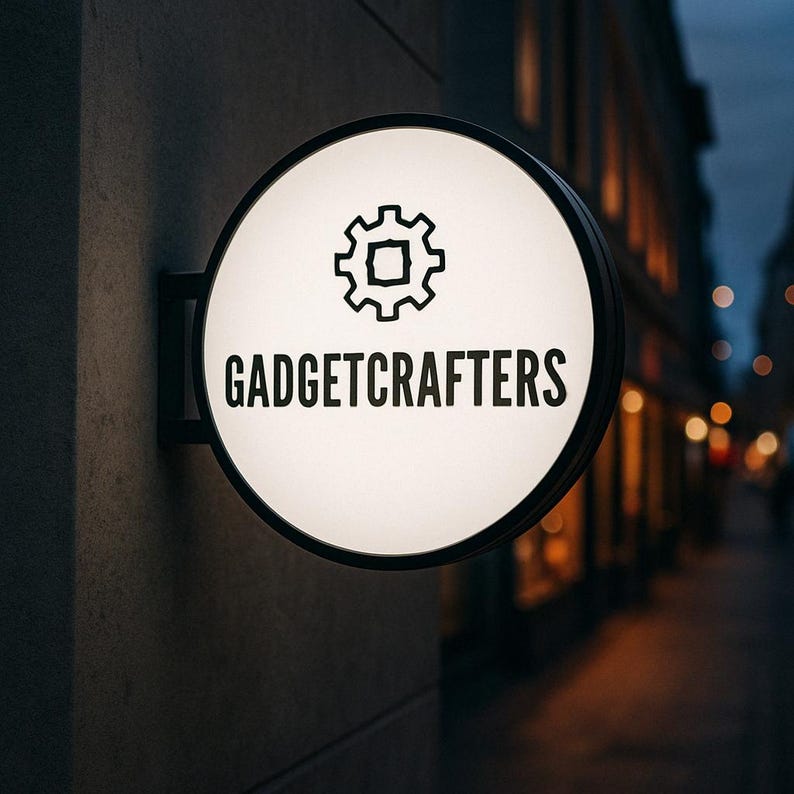 LED Backlit Metal Lightbox Sign – Durable Outdoor Business Sign, 3D ...