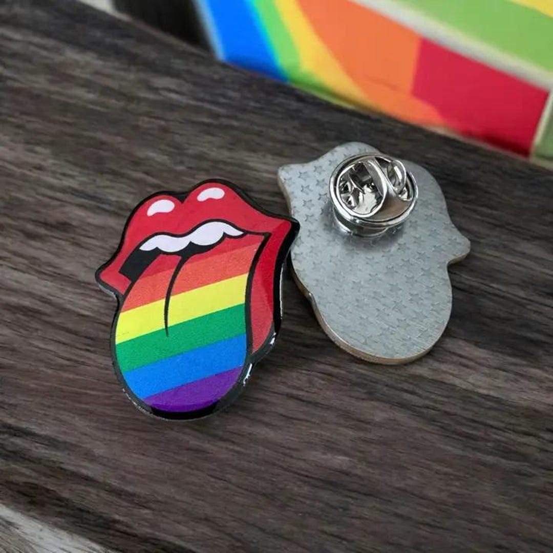 LGBTQ+ Themed Stainless Steel Eco Enamel Pin Badges (design Set 1 ...