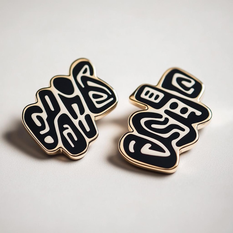 CUSTOM Made Hard Enamel Pin Badges. Customised With Your Own Design ...