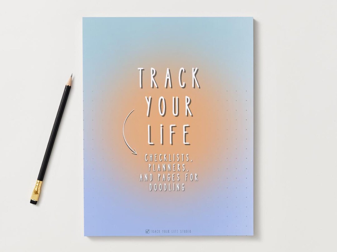 Track Your Life Studio — Tangerine Planner System | 32 Pages ...
