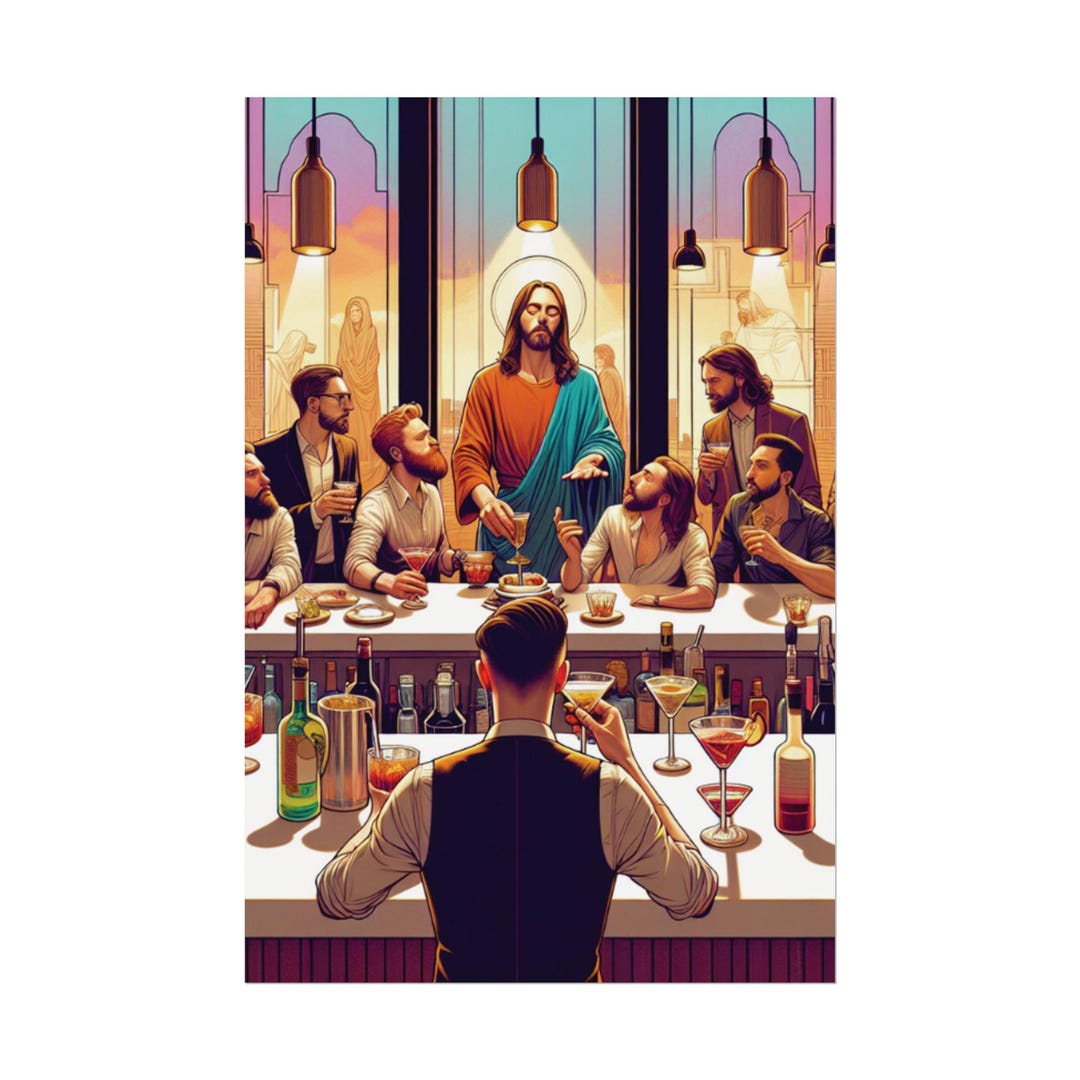 Vintage Rolled Poster - Last Supper Art, Retro Wall Decor, Unique Gift ...