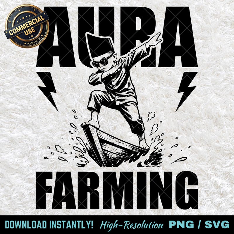 Farming Aura Kid - Etsy