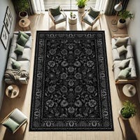 Skull Floral Rug: Gothic Victorian Decor for Witchy Room - Etsy