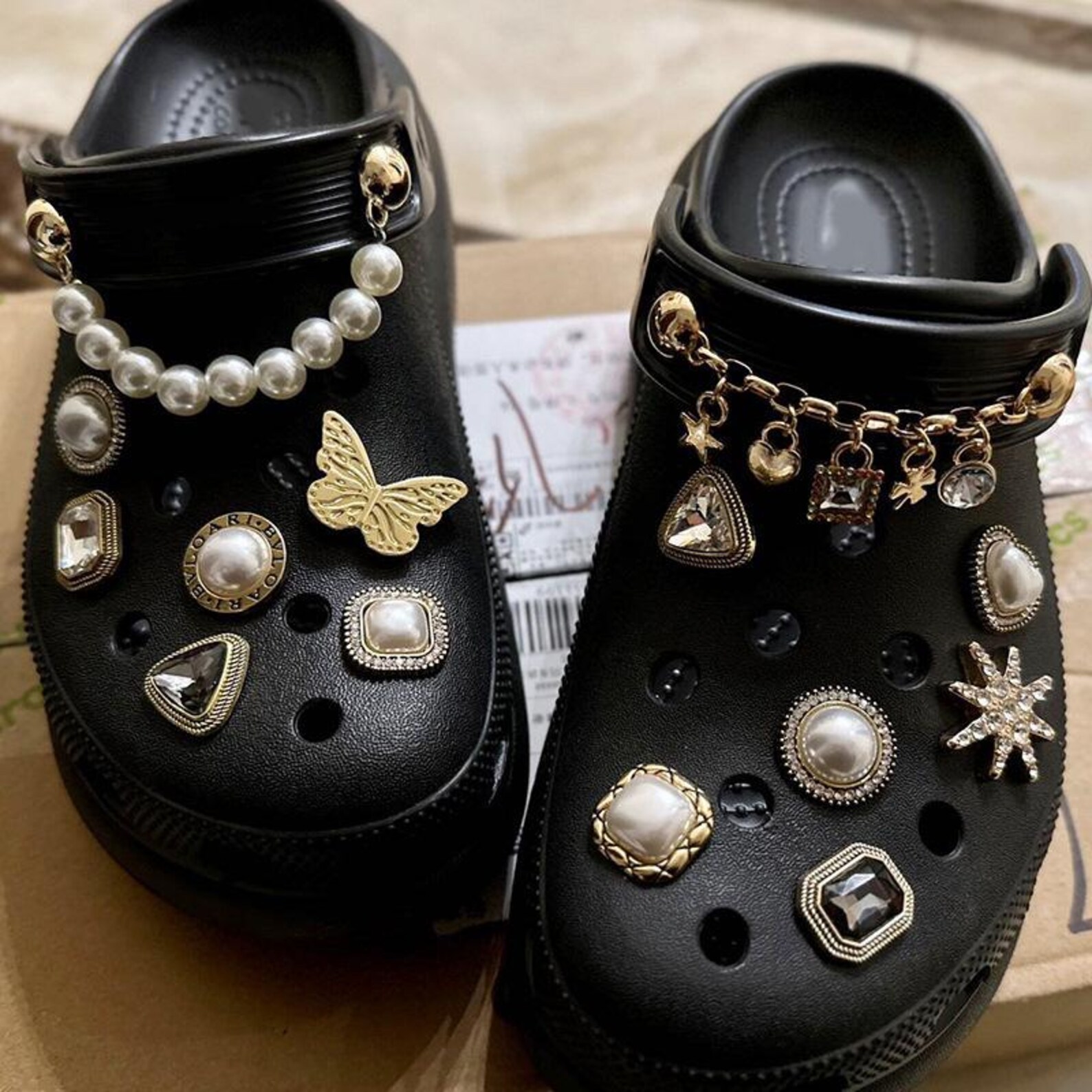 Personalised Crocs Charm | DIY Removable Crocs Accessories With Chains ...