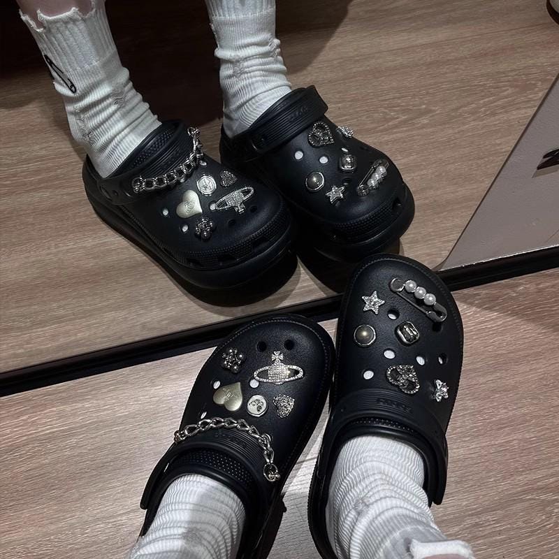 Personalised Crocs Charm | DIY Removable Crocs Accessories With Chains ...