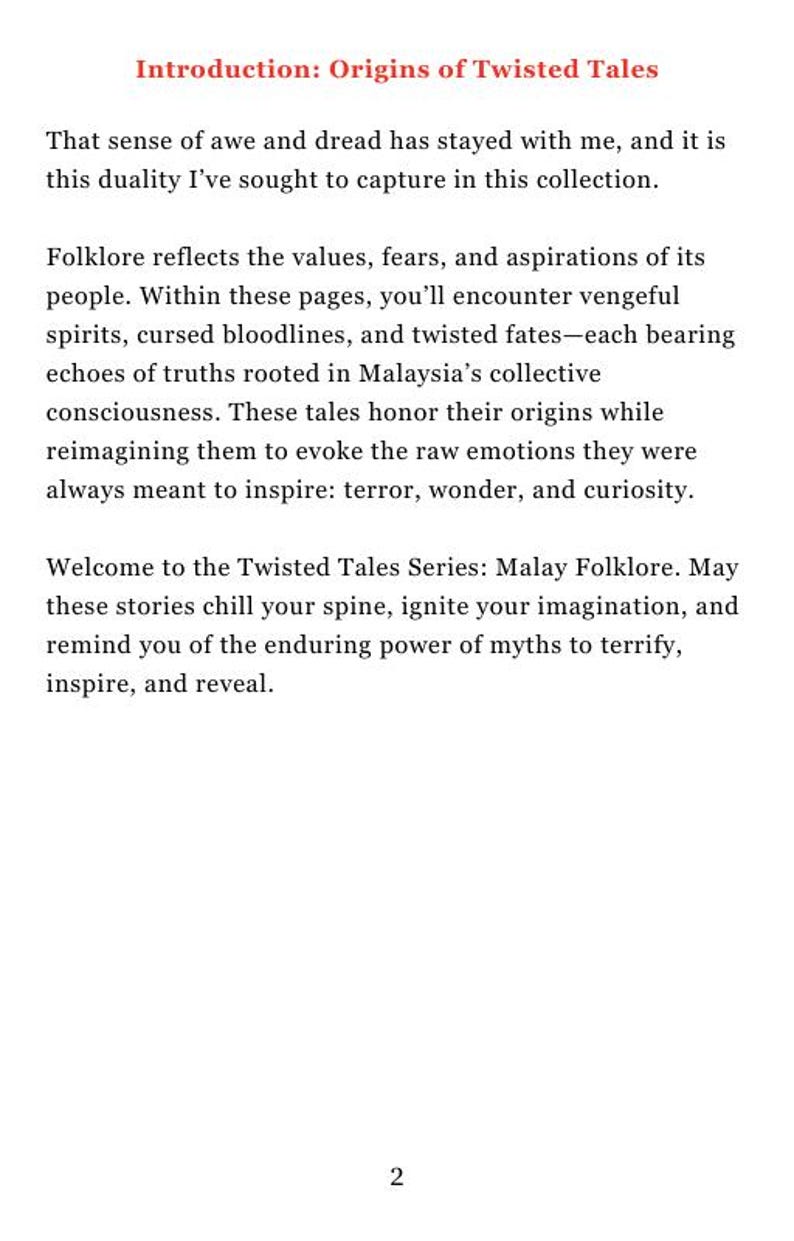 Twisted Malay Folklore: 5 Scariest Legends Reimagined (digital Ebook PDF) - Etsy
