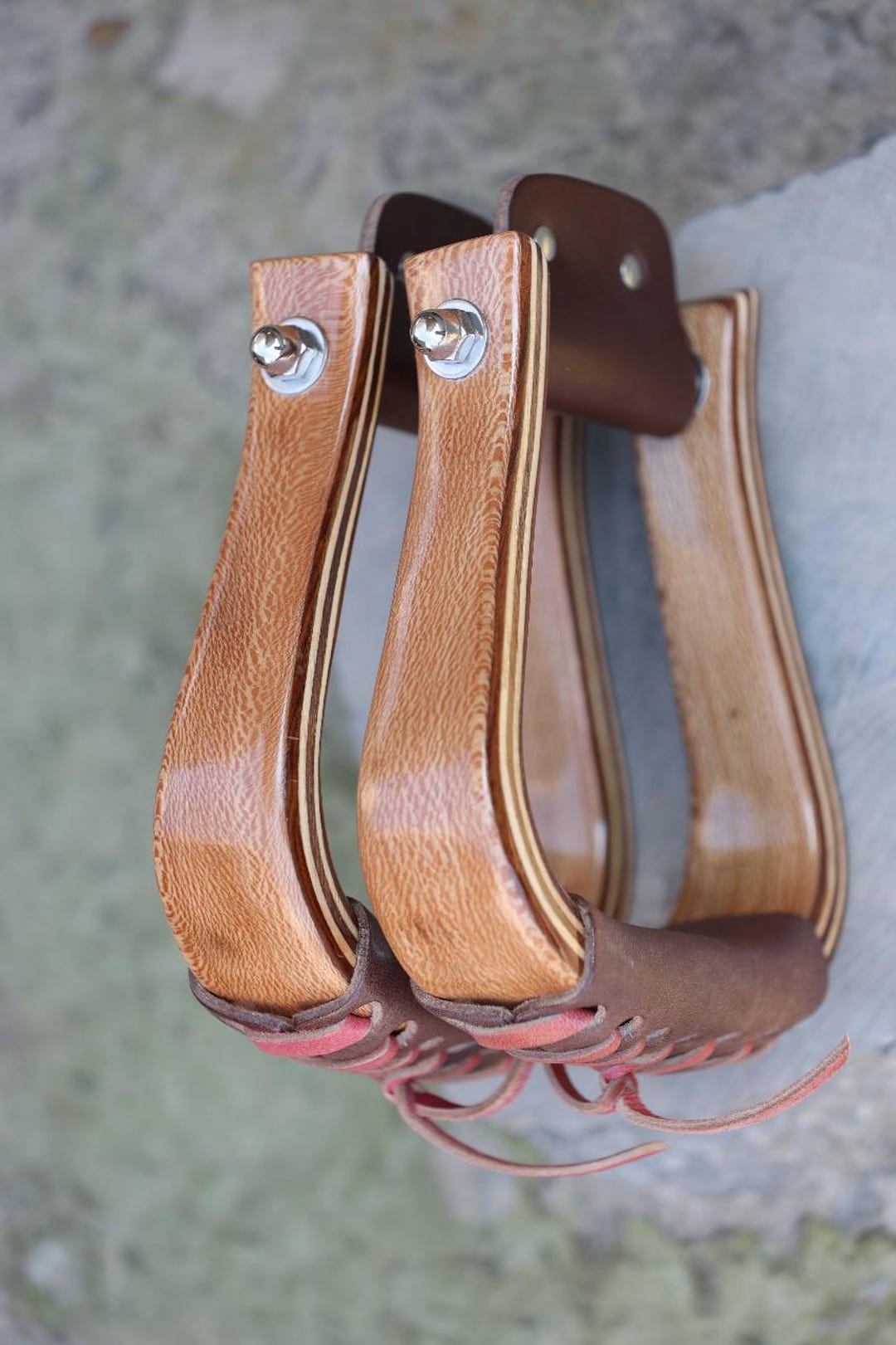 WESTERN WOOD STIRRUPS - Etsy