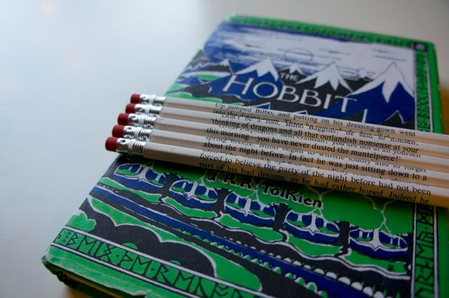 The Hobbit Wrapped Pencil Set - Etsy