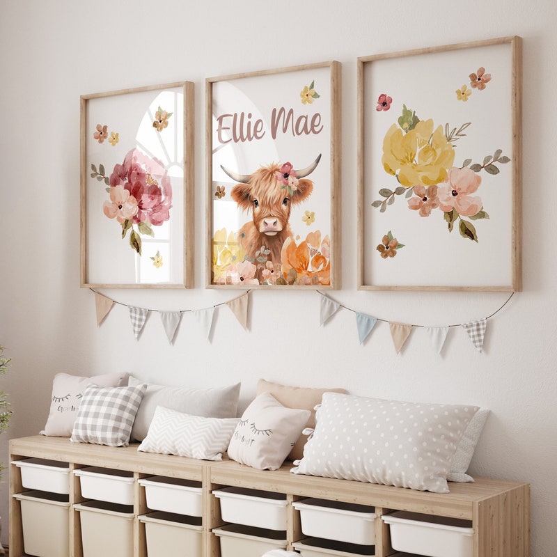 Cow Nursery Decor - Etsy