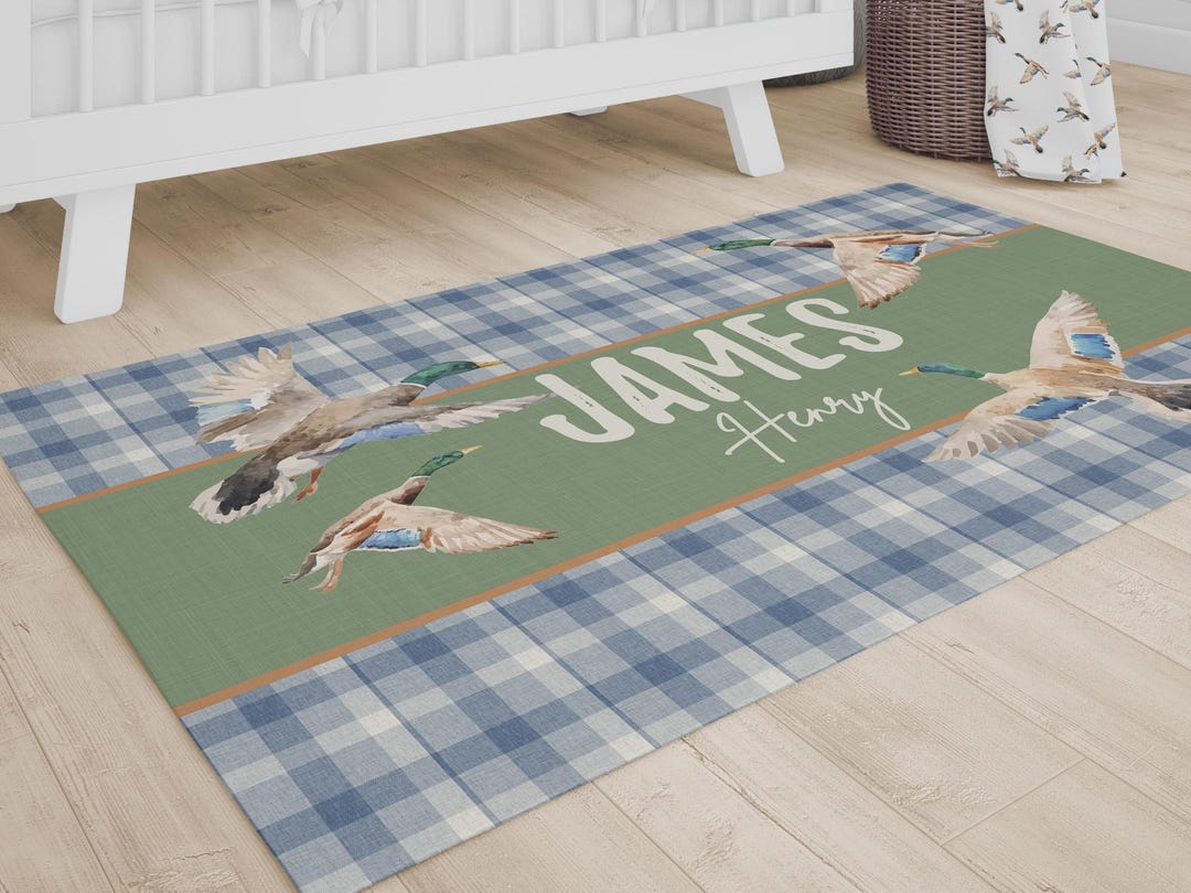 Duck Hunting Rug, Outdoors Room Decor, Boy, Toddler Boy Room, Nursery ...