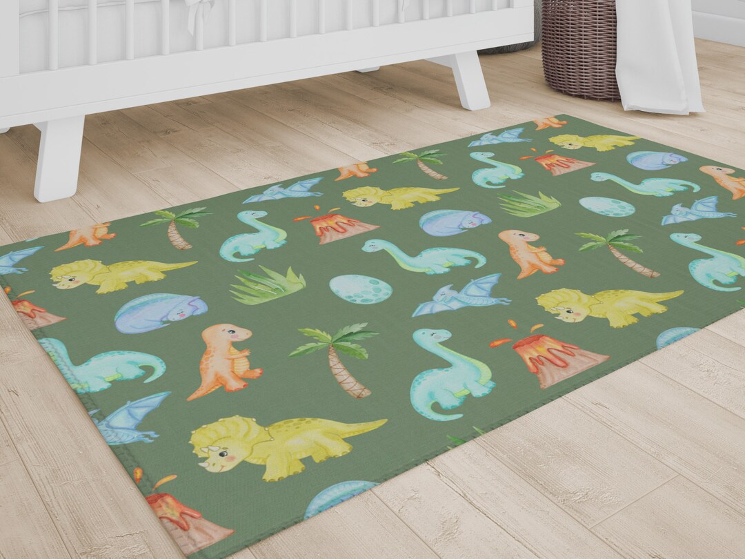 Dino Boy Rug, Dino Room Decor, Boy, Toddler Boy Room, Nursery Rug ...