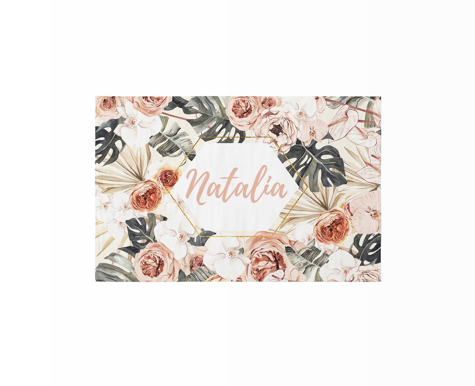 Floral Nursery Rug Boho Baby Girl Nursery Tropical Nursery - Etsy