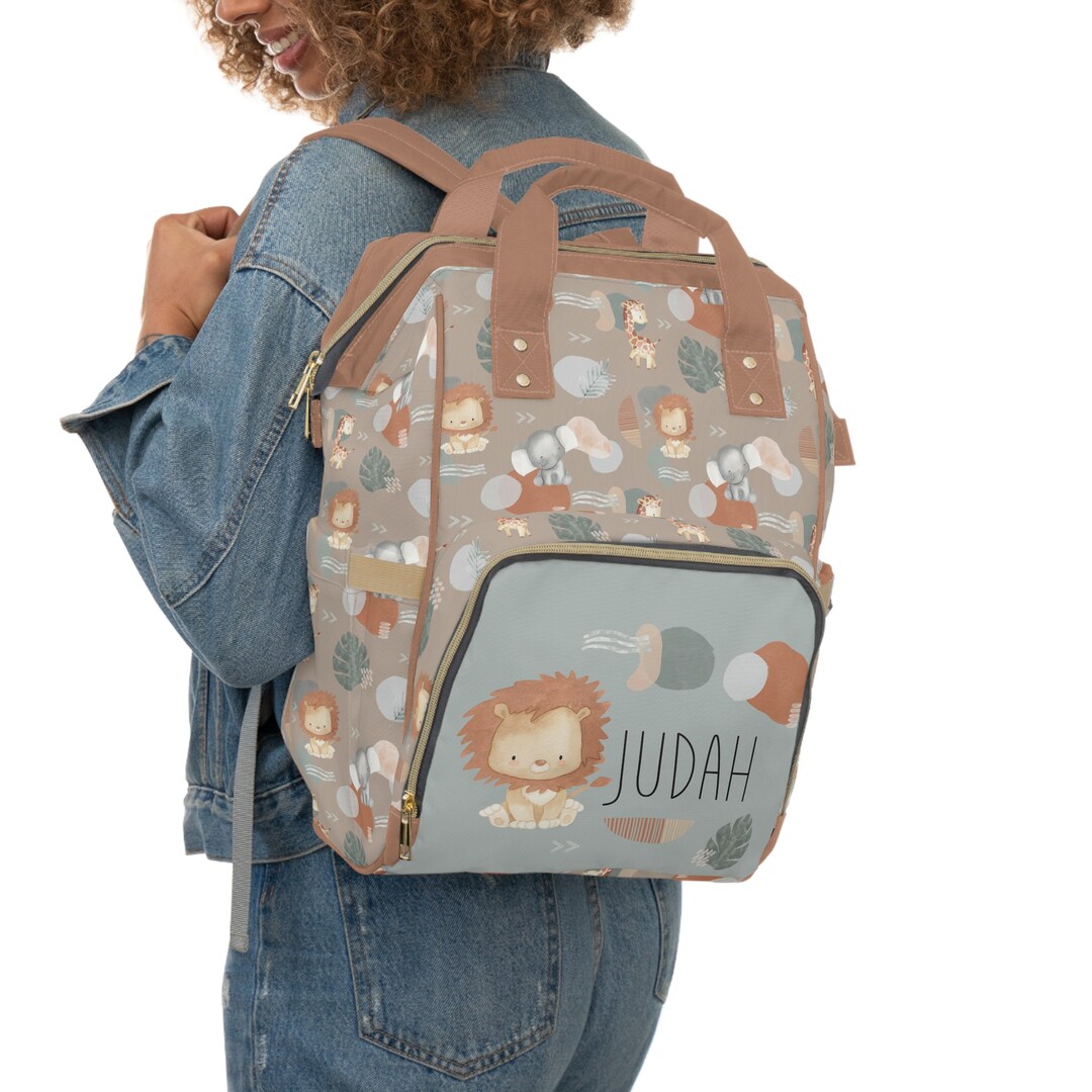 Personalized Modern Boy Diaper Bag, Backpack, Baby Boy Nursery Decor ...