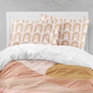Boho Sunset Bedding Set, Desert Bedroom, Boho Girl Bedding, Sunset ...