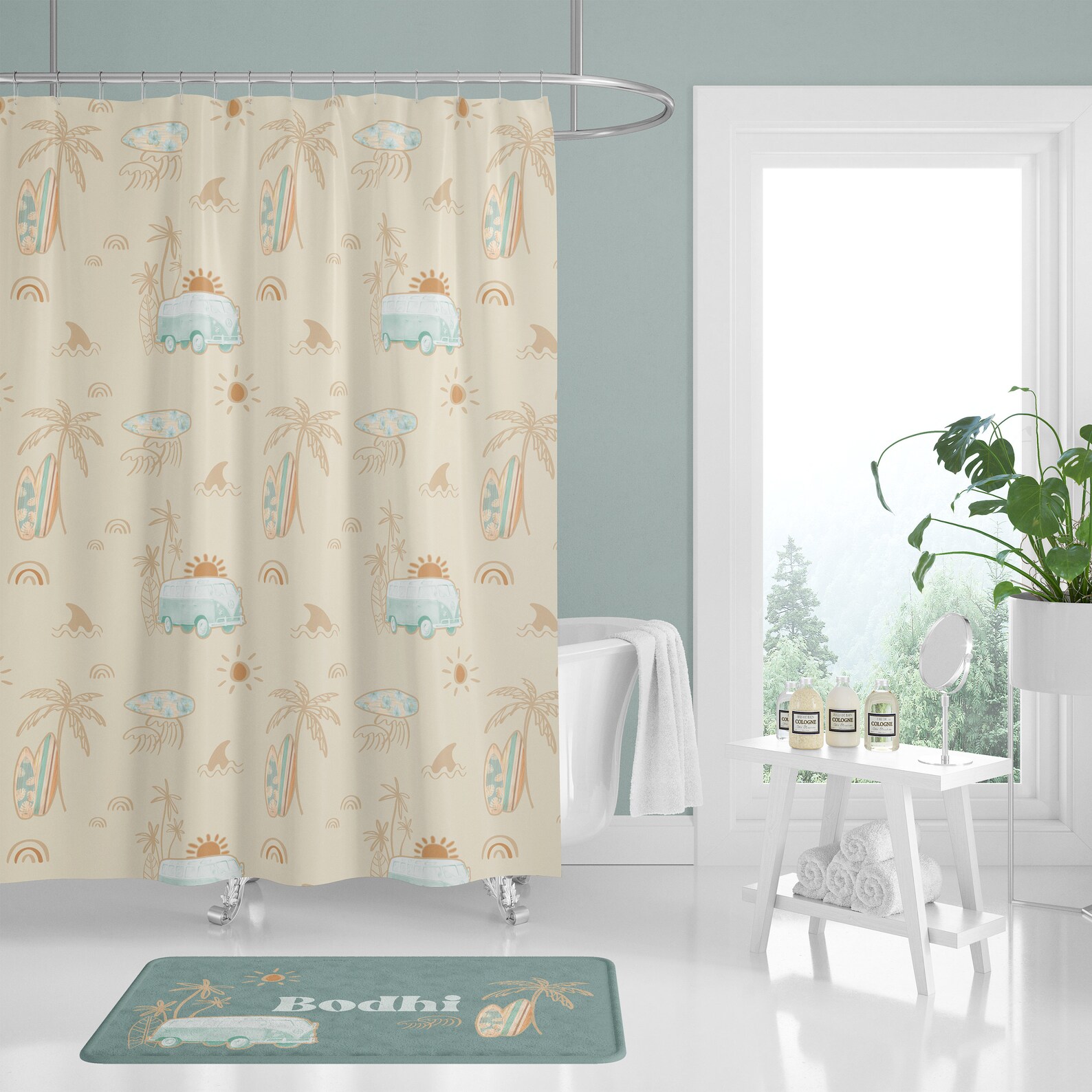 Nursery Wall Art, Surfer Decor, Boho Nursery Decor, Boho Baby Crib ...