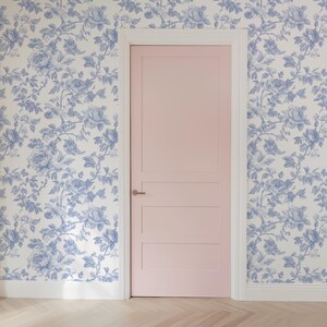 Coquette Bedding Set: Pink Bow, Blue Toile, Personalized Pillowcase - Etsy