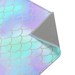 Mermaid Love Area Rug, Ocean Room Decor, Mermaid, Toddler Girls Room ...