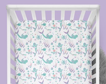 Mermaid Nursery Bedding | Etsy