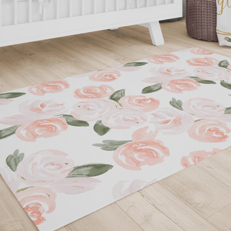 Floral Rug - Etsy