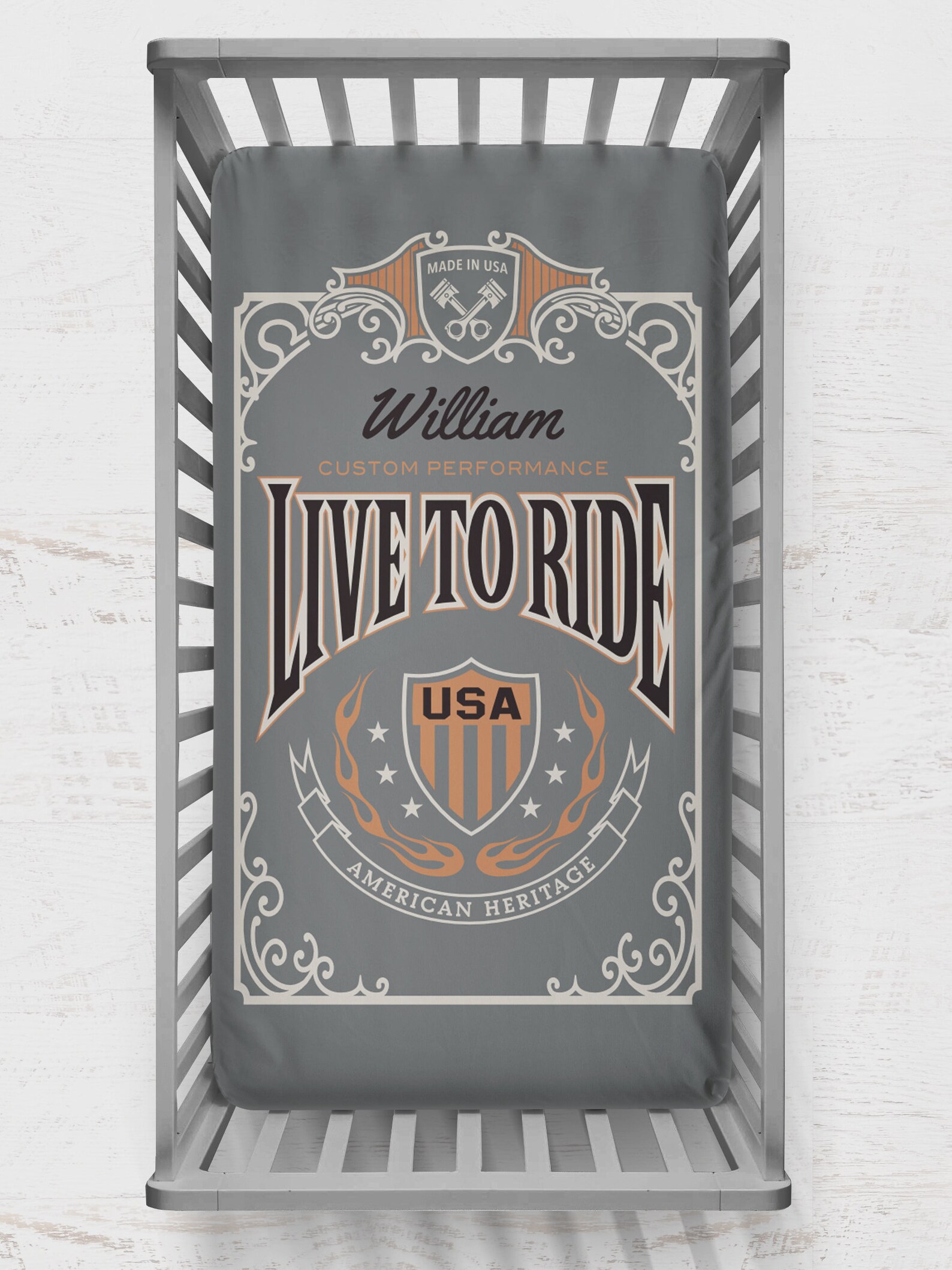 Boy Crib Bedding Set Baby Boy Nursery Bedding Motorcycle - Etsy