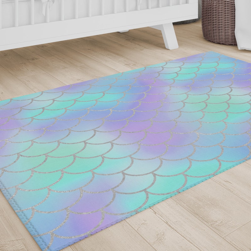 Mermaid Area Rug - Etsy