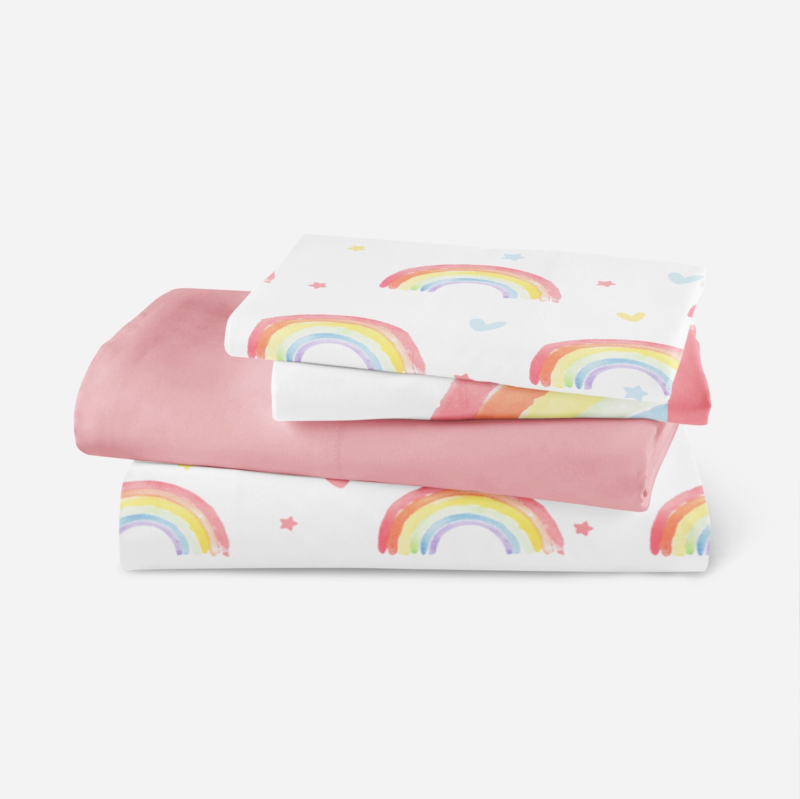 Rainbow Bedding Girls Room Bedding Set Shared Room Toddler | Etsy