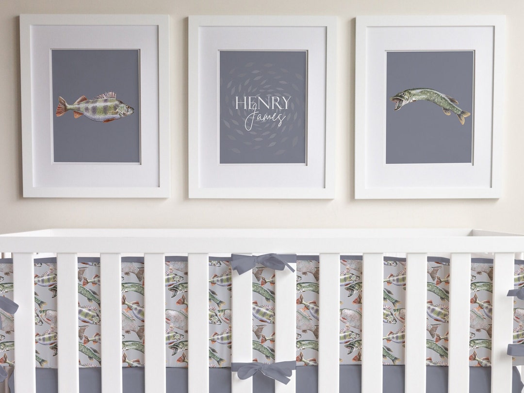 Fishing Nursery Wall Art Prints for Your Baby Boy Nursery - Etsy